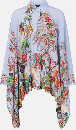 Etro Blouse en soie &agrave; fleurs