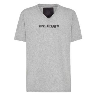 Philipp Plein T-Shirt V-Ausschnitt - - Tops - Herren - Grau - 2XL