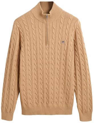 GANT Cotton Cable Half Zip