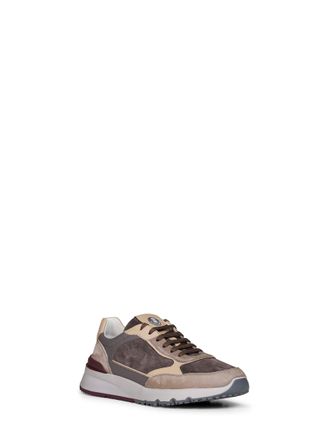 Brunello Cucinelli Mens Sneakers Multicolour Suede & Leather Anthracite Calf Trainers