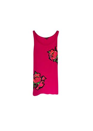 Louis Vuitton Stephen Sprouse pink cotton jersey rose print mini dress Size XS