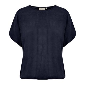 Kaffe Midnight Marine Loose-Fit Top - - Blouses & Shirts - Damen - Blau - L