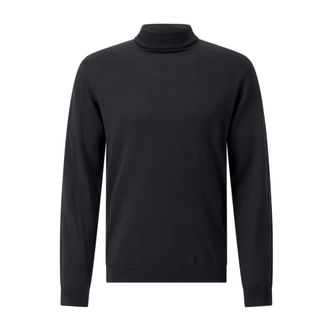 Roberto Collina Wollrollkragenpullover Leicht Klassisch - - Knitwear - Herren - Schwarzk - 2XL