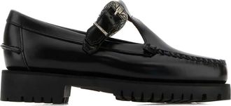 Sebago mocassins en cuir Aurora &agrave; d&eacute;tail de boucle - Noir