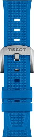 Tissot Ersatzarmband Kautschuk blau 12 mm, für PRX T852.049.577