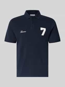 Review Regular Fit Poloshirt mit Logo-Stitching