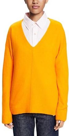 Esprit 103EE1I347 Pull-Over, 834/orange dor&eacute; 5, M Femme