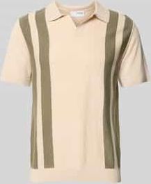 Selected Regular Fit Poloshirt aus Baumwoll-Leinen-Mix Modell MATTIS