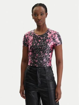 Versace Jeans Couture T-Shirt 80HAH602 JS552 Rosa Slim Fit