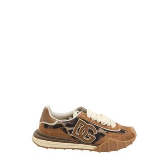 Dolce & Gabbana Baskets Athl&eacute;tiques DG - Femme - Chaussures - Brun - Taille: 36 EU