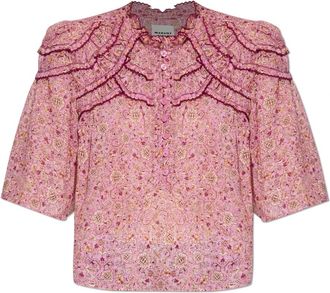 Isabel Marant Damen, Blusen & Hemden, Rosa, LGröße