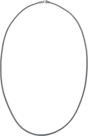 Tom Wood Homme, Accessoires, Gris, Taille: ONE Size Collier en Argent Sterling Curb Chain