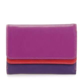 Mywalit portefeuille femme en cuir - mywalit - double flap purse / wallet - 250-75 - sangria multi
