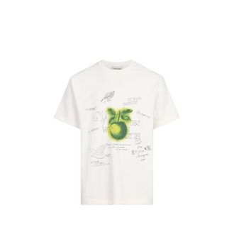 Pas Une Marque T-shirt ample imprim&eacute; en coton
