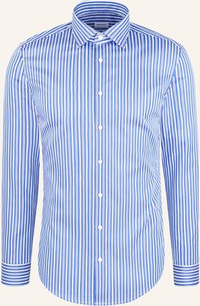Seidensticker Seidensticker Satinhemd Slim Fit blau