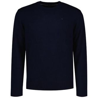 Hackett Col Rond en Laine dagneau Tricot, Bleu (Midnight), XXL Homme