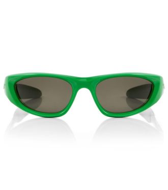 Bottega Veneta Lunettes de soleil Cone Wraparound