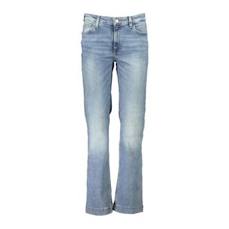 Guess Femme, Jeans, Bleu, Taille: W26 L32 Jean Bootcut Taille Haute Effet D&eacute;lav&eacute;