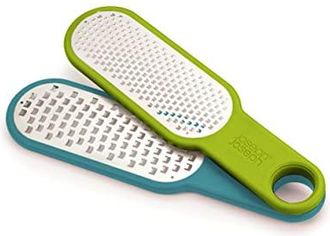 Joseph Joseph Duo 2-teiliger Küchengebiet, Gemüse, Käse grob und feines Reifen, Zitrusfrüchte, Opal/Grün