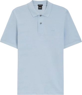 HUGO BOSS Homme, Tops, Bleu, Taille: XL Pallas Logo-Detail Polo