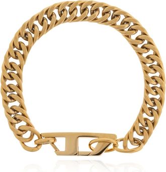 Diesel unisex, Accessoires, Jaune, Taille: ONE Size D Logo Bracelet