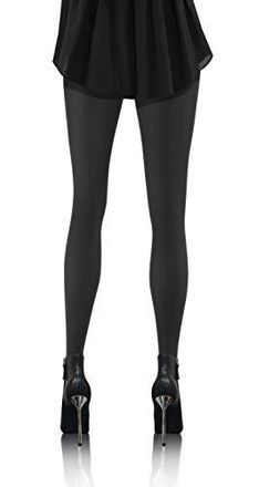 Sesto Senso Collant Thermique Coton Femme 200 Deniers Hiver Chaud Opaque Graphite 2 XS-S Graphit