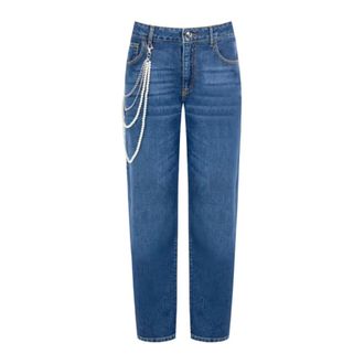 Rinascimento Gerades Jeans - - Jeans - Damen - Blau - L