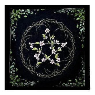 Generic Tischdecke | Gothic Tischdecke | Quadratische Tarot-Tischdecke | Ritueller spiritueller Stoff | Wahrsagerstoff zum Lesen, Tapisserie aus Stoff - 40 x 