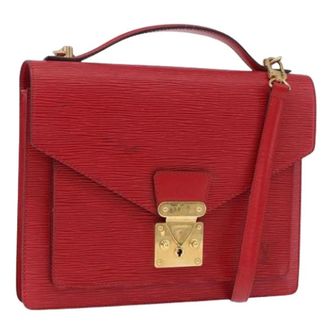 Louis Vuitton Pre-owned Cuir sacs-louis-vuitton - Femme - Pre-owned - Rouge - Taille: ONE Size