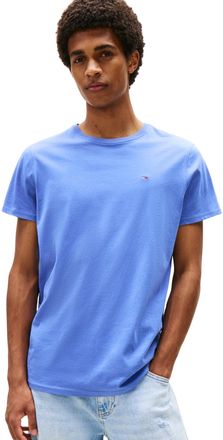 Tommy Jeans Herren TJM Xslim Jersey Tee Dm0Dm04411 S/S T-Shirt, Blue (Soft Sapphire), XXL