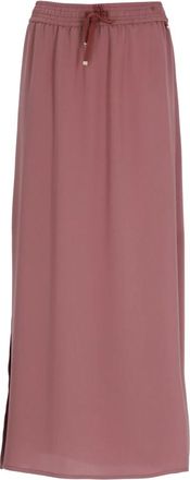 Herno Femme, Jupes, Rose, Taille: 38 FR Drawstring Maxi Skirt