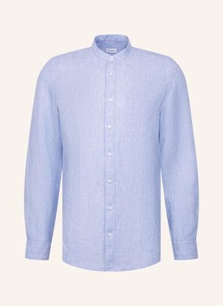 Seidensticker Seidensticker Leinenhemd Slim Fit blau