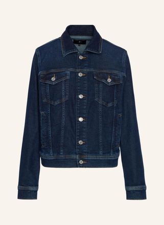 7 For All Mankind Adi Trucker Jeansjacke blau