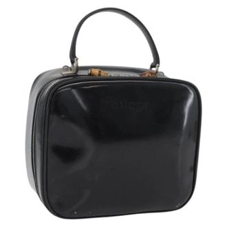 Gucci Pre-owned Vintage Handtasche aus Lackleder - - Pre-owned - Damen - Schwarzk - ONE SIZE