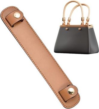 Generic Coussin de sangle de sac &agrave; bandouli&egrave;re - Coussinets en cuir synth&eacute;tique doux et flexible pour sacs lourds | Sangles de sac de rechange pour rassemblem