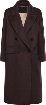 Max Mara Femme, Manteaux, Brun, Taille: 36 FR Angus Coat