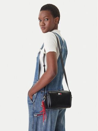 Tommy Jeans Handtasche Tjw City Charm Camera Bag AW0AW18456 Schwarz