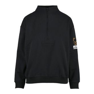 Moschino Damen, Sweatshirts & Hoodies, Schwarzk, XSGr&ouml;&szlig;e