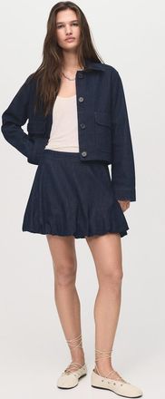 Mango Jeansjacke mit Taschen blau - Damen - XS - MANGO