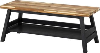 IKEA SKOGSTA Bank mit Fach