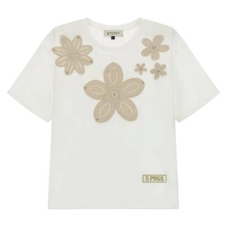 5 Progress Femme, Tops, Beige, Taille: 40 FR 5progress T-shirts et Polos