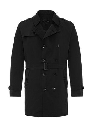 Red Bridge Trenchcoat Red Bridge Herren Mantel Trenchcoat Jacke Schwarz XXL