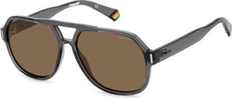 Polaroid Pld 6193/s KB7/SP GREY Sunglasses Unisex Polycarbonate, Standard, 57