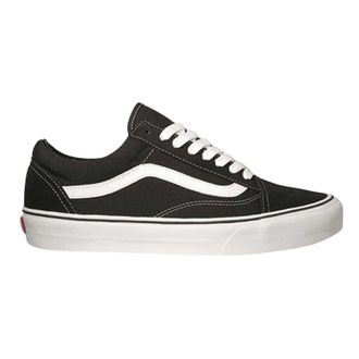 Vans Old Skool Sneaker f&uuml;r Herren, Canvas (Schwarz/Wei&szlig;)