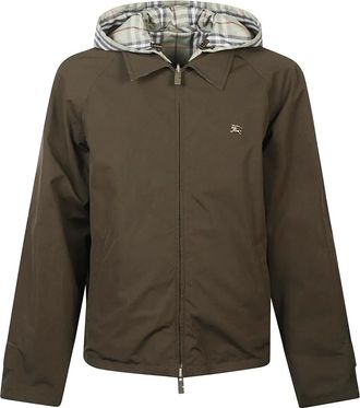 Burberry Homme, Vestes, Vert, Taille: M Veste &agrave; Carreaux R&eacute;versible