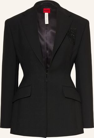 HUGO BOSS Hugo Blazer Amarille Mit Schmucksteinen schwarz