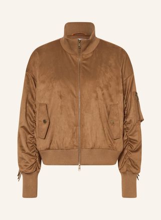 Bombers Original Bombers Original Blouson In Lederoptik braun
