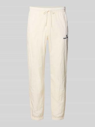 Sergio Tacchini Straight Fit Stoffhose mit Logo-Stitching Modell Nayla
