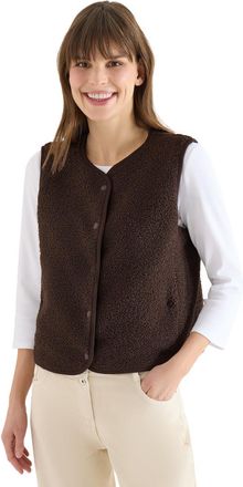 Cecil Weste mit Knopfleiste macchiato brown XXL