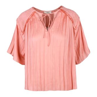 Suncoo Femme, Blouses et Chemises, Rose, Taille: 36 FR Blusa